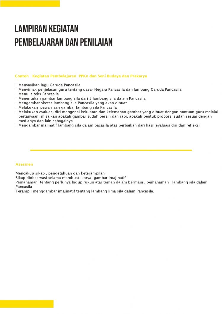 Contoh RPP SD 1 Lembar – idsch.id