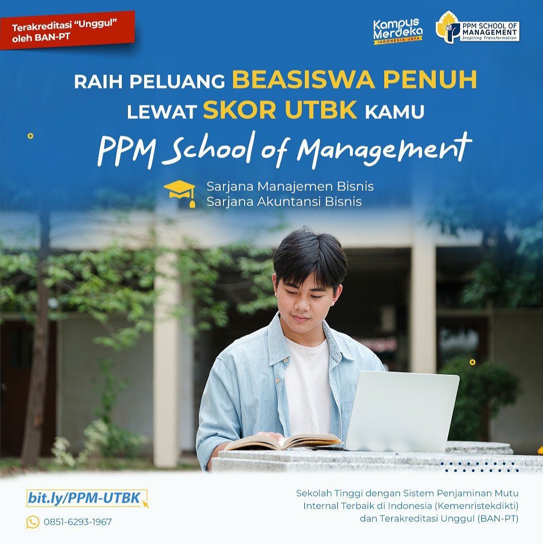 Beasiswa di PPM School of Management – idsch.id