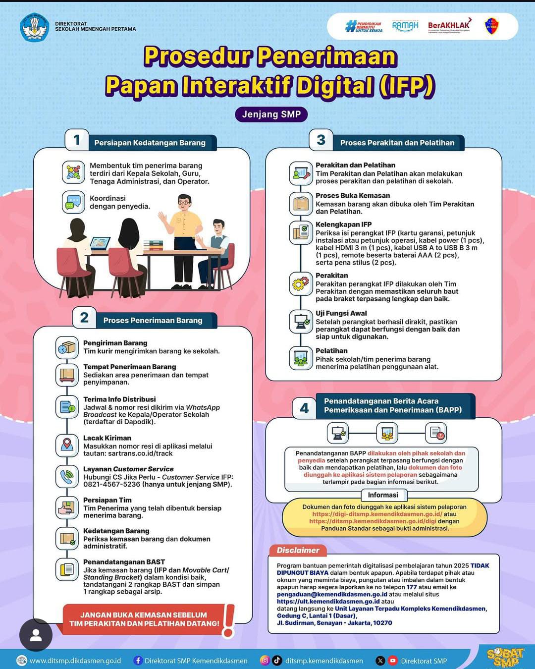 Beginilah Prosedur Penerimaan Interaktif Digital (IFP) – idsch.id